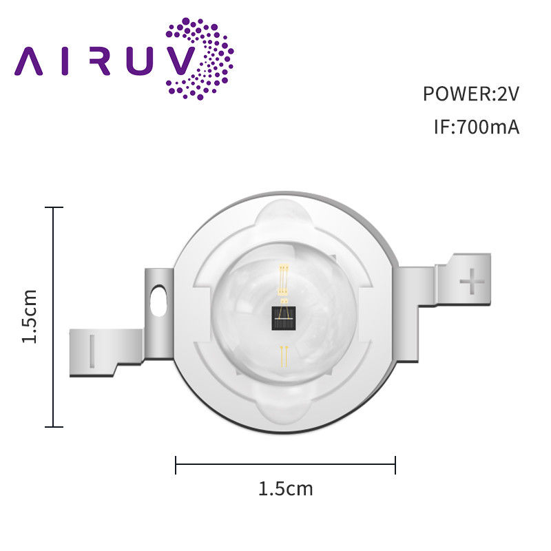 2W LED Chip 585-590nm 800-810nm 950-1100mW 700mA 2.0-2.4V For ...