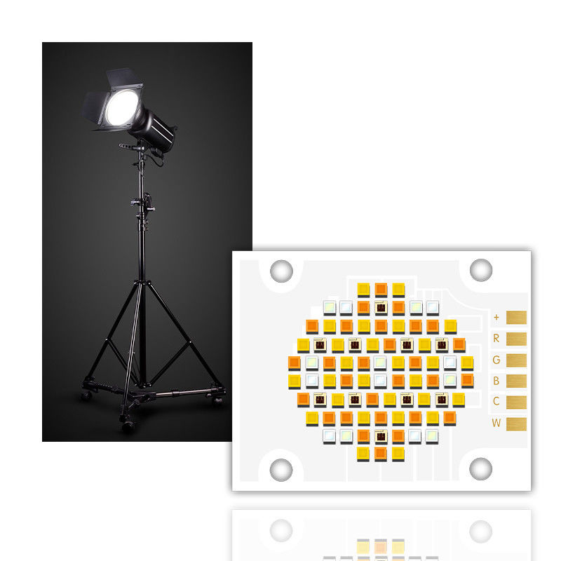 180W RGBCW COB LED Chips for Photography Lights 5 Colors in 1 EMIT SIZE ...