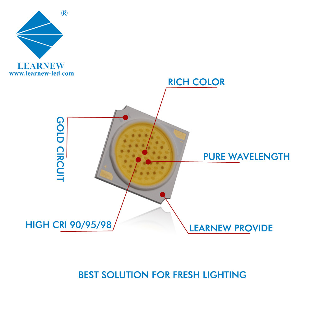 2500K 90-100lm/W LED COB Chips High Cri 30W Fresh Light Epistar Chip