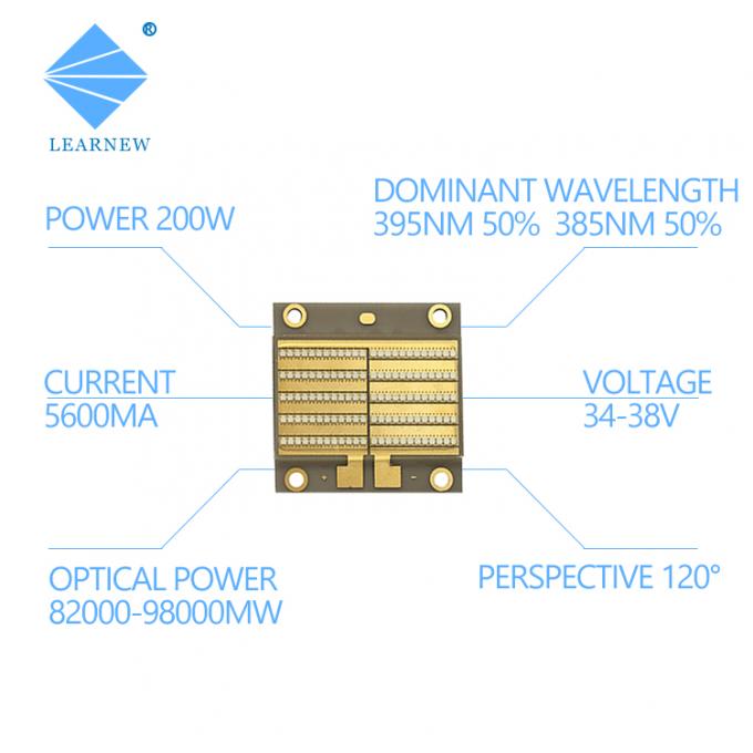 Led Encapsulation Series 365nm High Power 300w LED Modules For 3D Printer